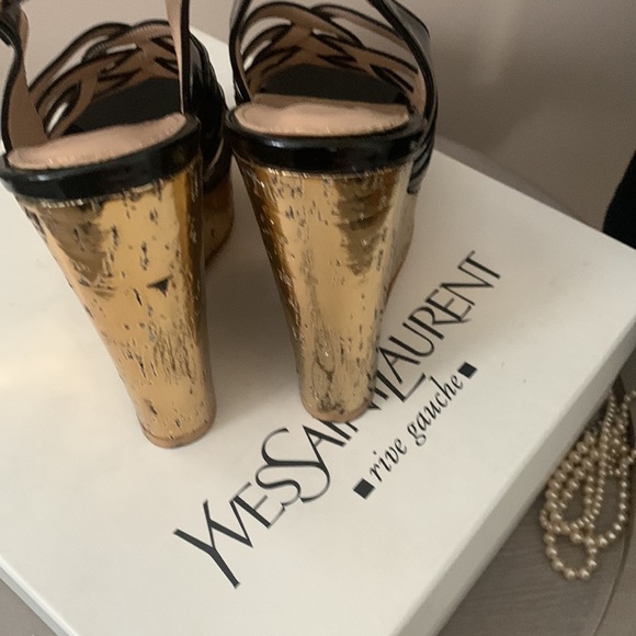 Yves Saint Laurent | Shoes | New With Box Yves Saint Laurent Black And ...